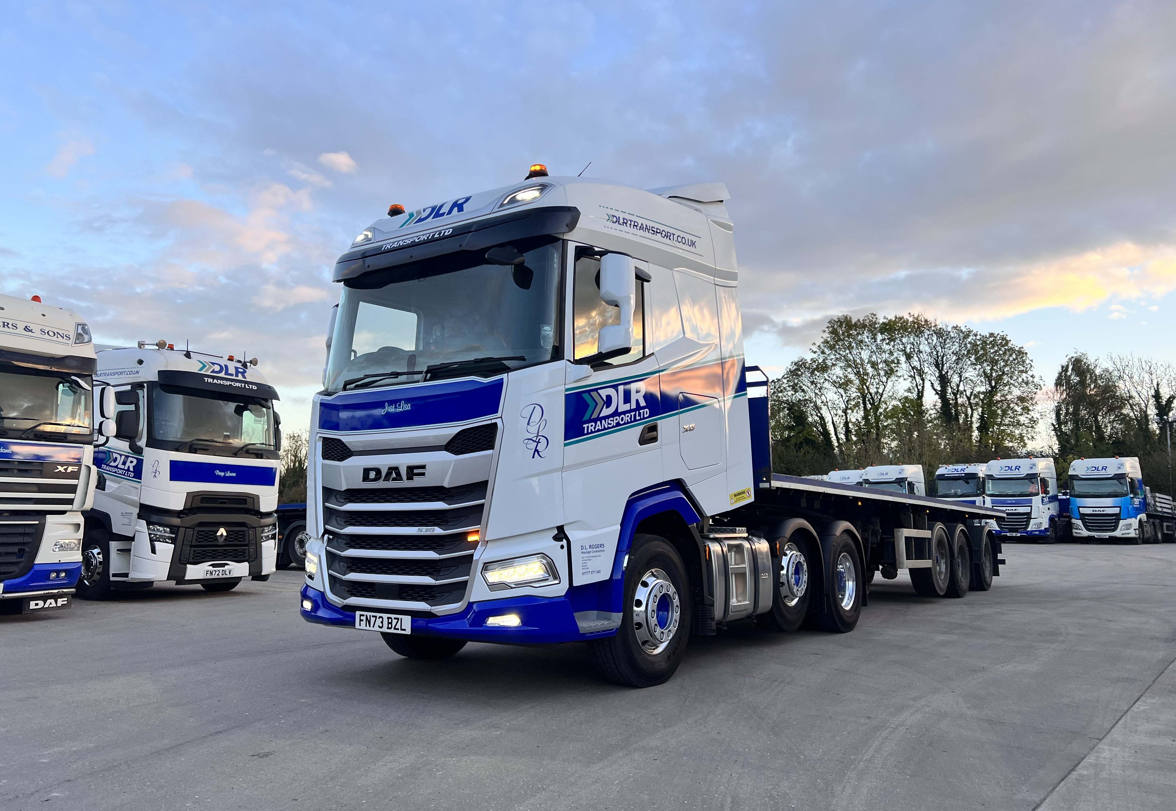 On the move - DLR Transport DAF XG's join the fleet. - DLR Transport